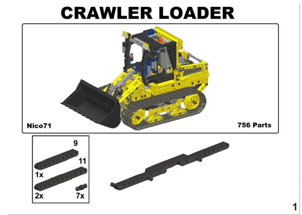Crawler Loader – Nico71's Technic Creations