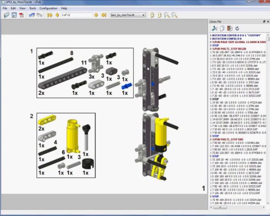 How to create a building instruction – Nico71's Technic Creations