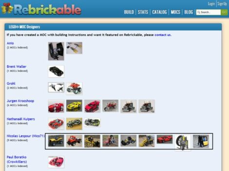 Rebrickable – Nico71's Technic Creations