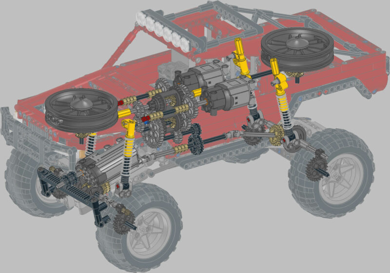 Trophy Truck With Continuously Variable Transmission – Nico71's Technic ...
