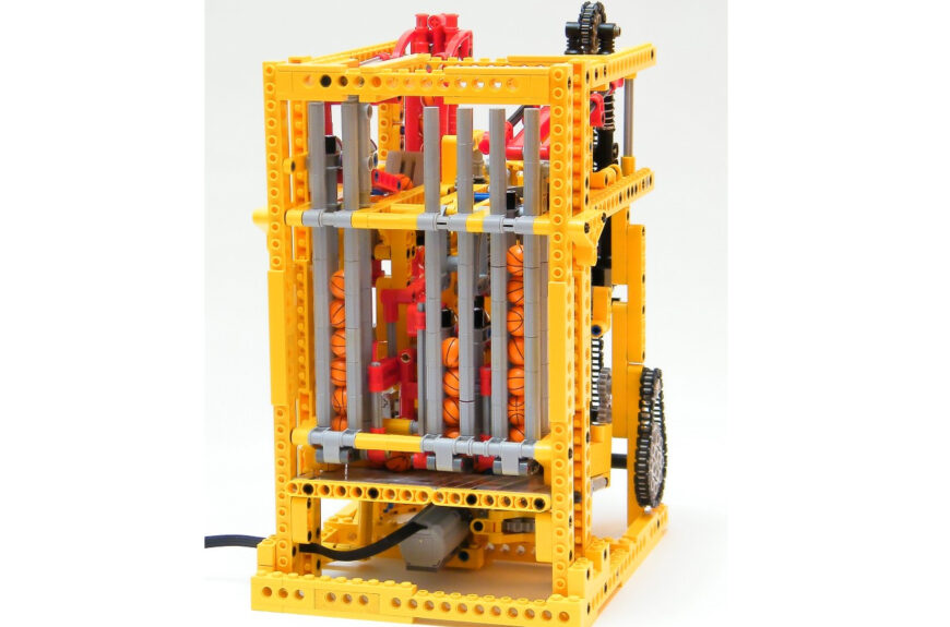 Lego Vertical Ball Clock – Nico71's Technic Creations