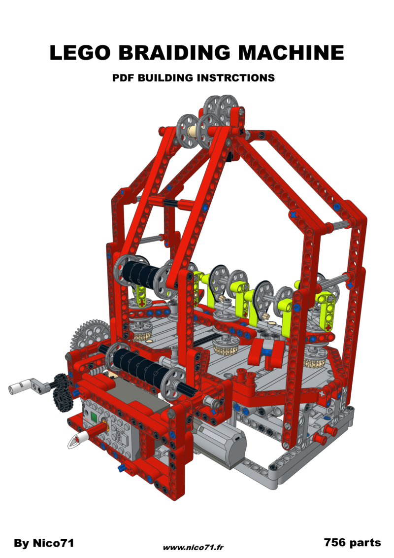 Lego Braiding Machine (5 reels) – Nico71's Technic Creations