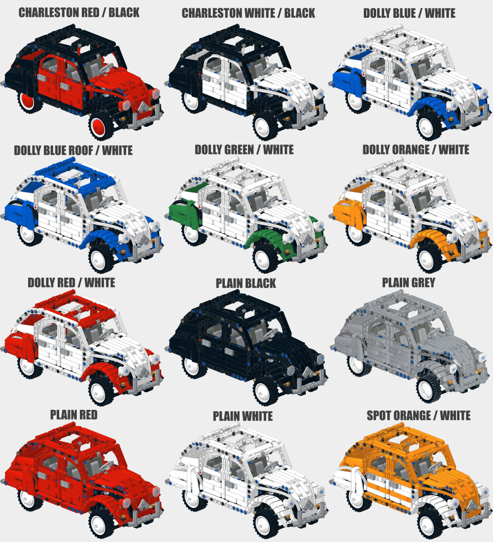 LEGO MOC Citroen 2CV - Charleston Yellow / Black by Nico71 ...