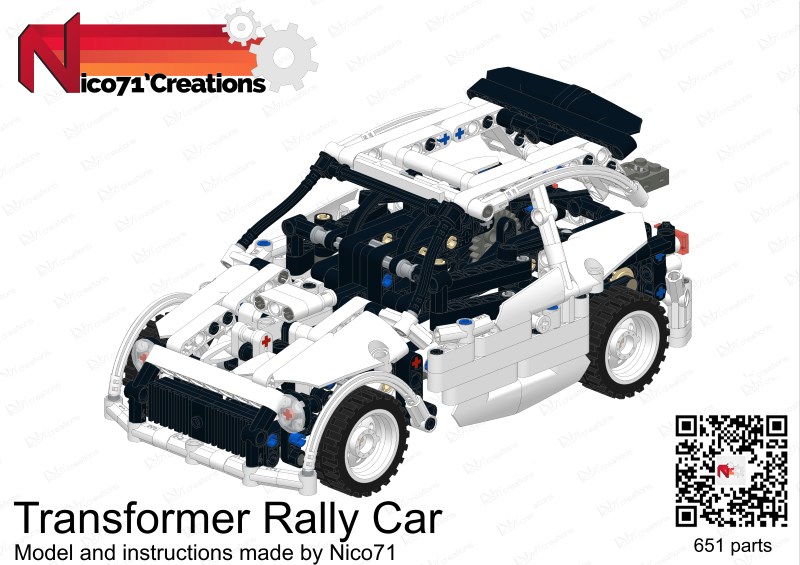 Rally Car Transformer – Nico71's Technic Creations