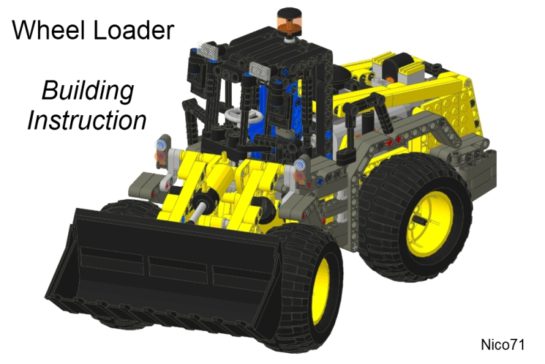 Wheel Loader : New Building Instructions – Nico71's Technic Creations