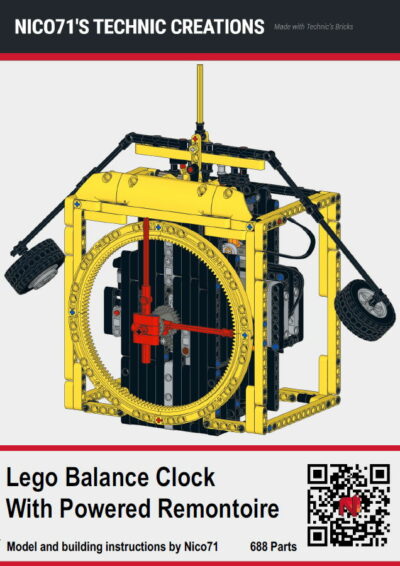 Balance Clock With Remontoire – Nico71's Technic Creations