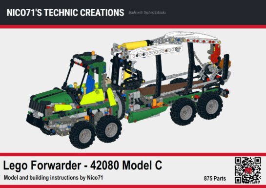 42080 Model C – Forwarder – Nico71's Technic Creations