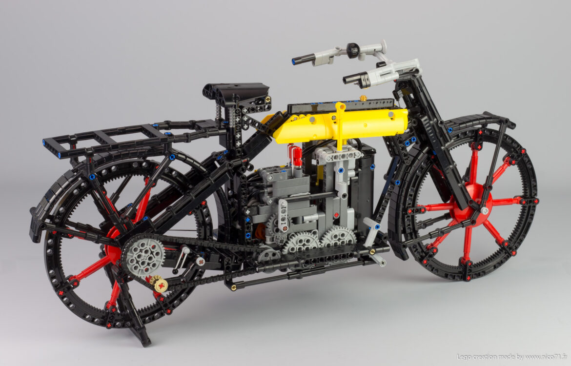 Steam Bicycle (Pneumatic) – Nico71's Technic Creations