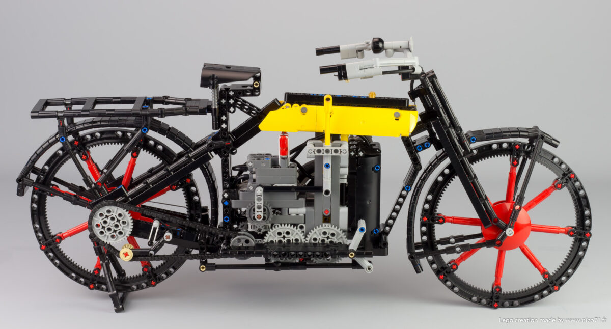 Steam Bicycle (Pneumatic) – Nico71's Technic Creations