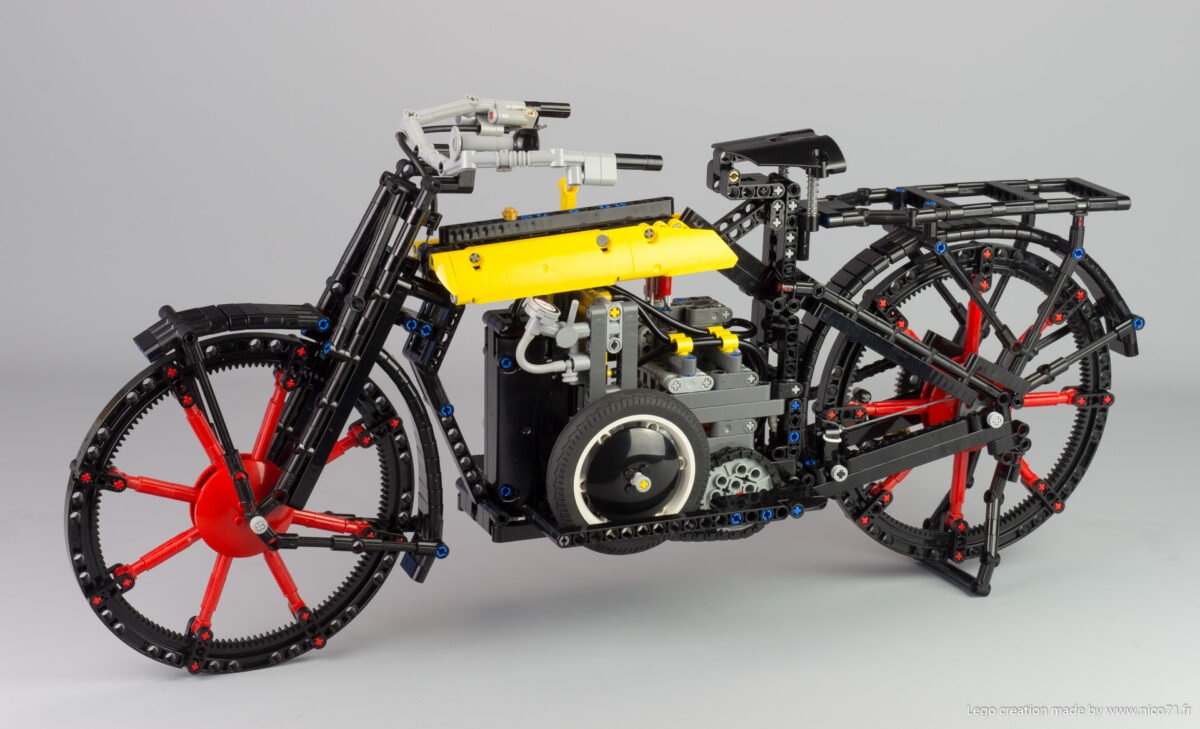 Steam Bicycle (Pneumatic) – Nico71's Technic Creations