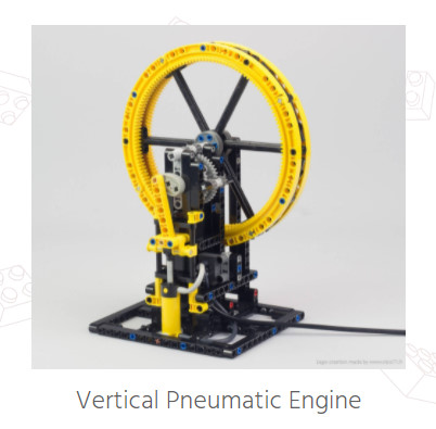 Vertical Lego Pneumatic Engine – Nico71's Technic Creations