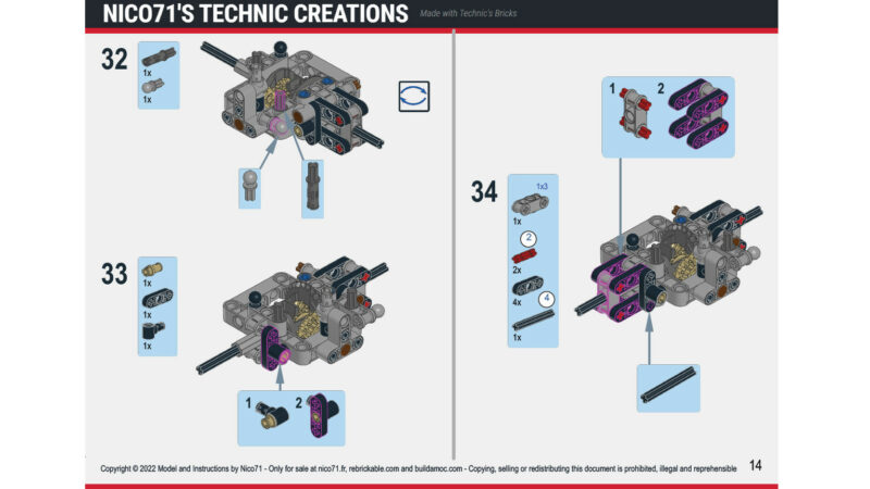 Nico71's Technic Creations – Made with Technic's Bricks