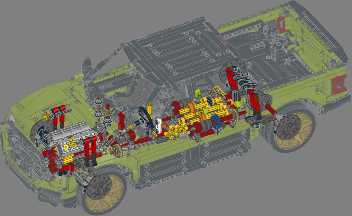 8 Speed Sequential Gearbox with DNR Selector – Nico71's Technic Creations