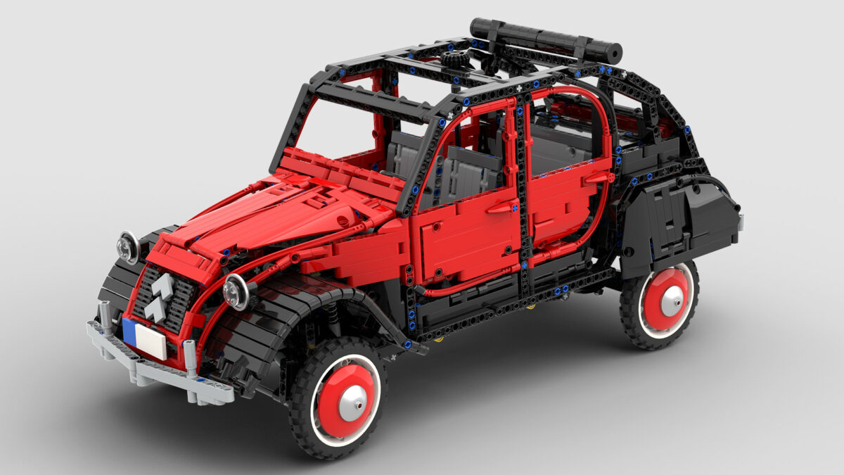 Citroën 2CV 1/8 (Enhanced Version) – Nico71's Technic Creations