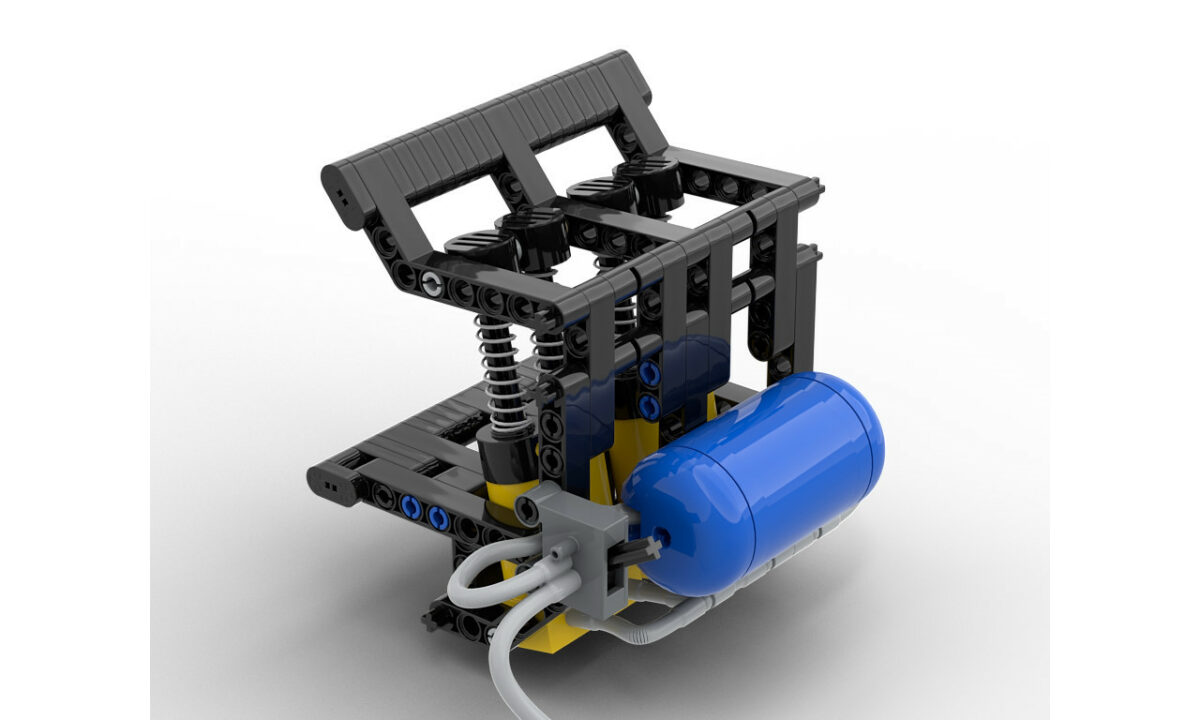 Hand Pump (4x Pumps with Air Tank) – Nico71's Technic Creations