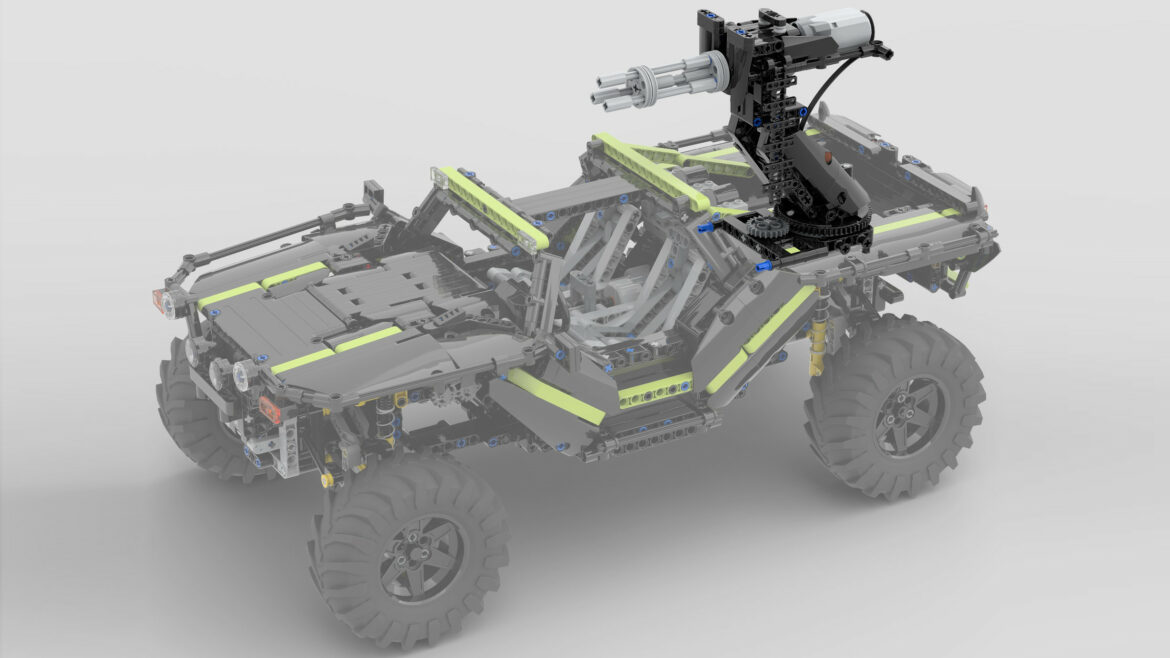 Motorized Turret for the Halo Warthog – Nico71's Technic Creations